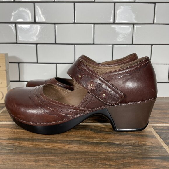 Dansko | Shoes | Dansko Harlow Womens Size Eu 4 Shoes Brown Leather ...